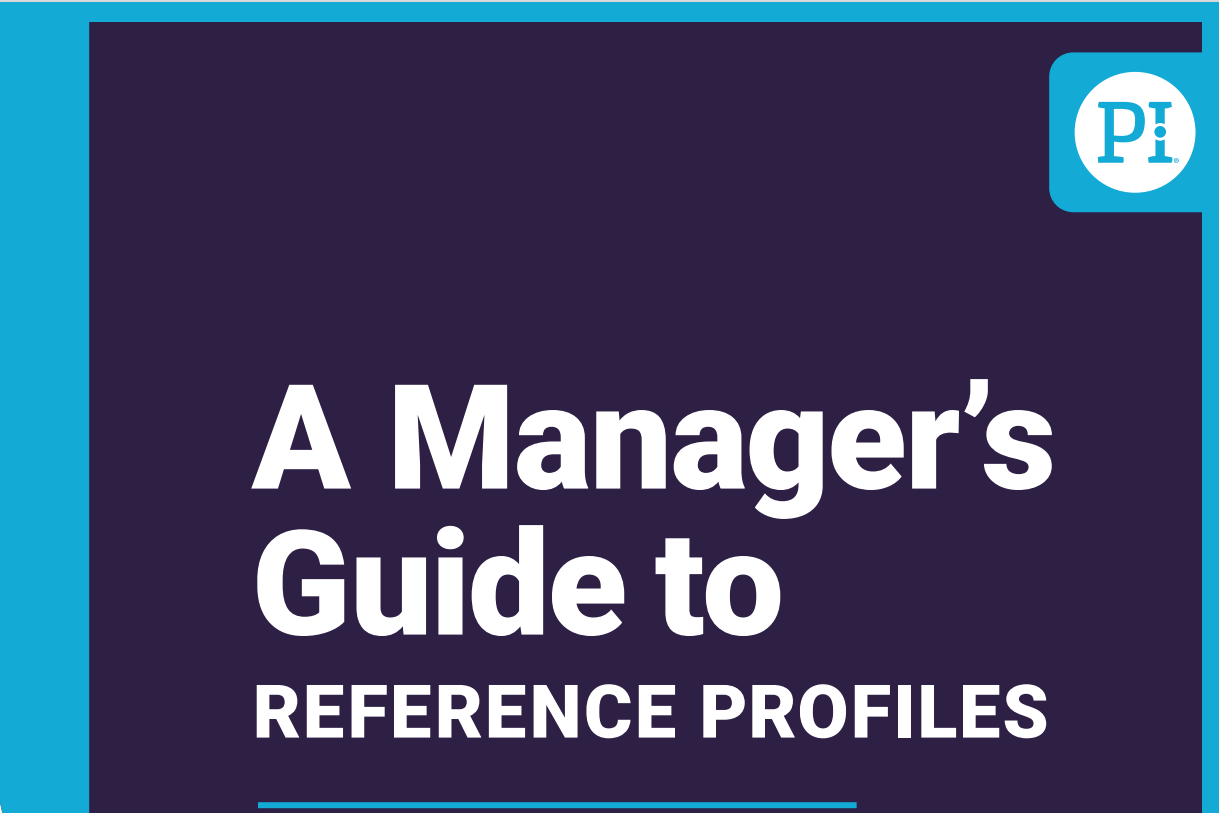 A Manager’s Guide to REFERENCE PROFILE - Exciting Windows!